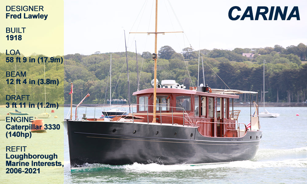 Motor yacht Carina specifications